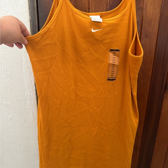 Nike | Dresses | Nike Golden Yellow Tank Top | Poshmark